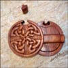 TB-03 Celtic Puzzle Box - Celtic, Viking and Lamp Woodcraft Carvings
